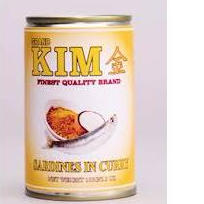 KIM SARDINES CURRY SPICE COCONUT MILK CURRY FOOD HALAL CAN KIDS SNACK ...
