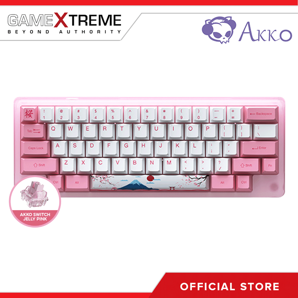 Akko ACR59 Combo RGB Hot-Swappable Acrylic Mechanical Keyboard World ...