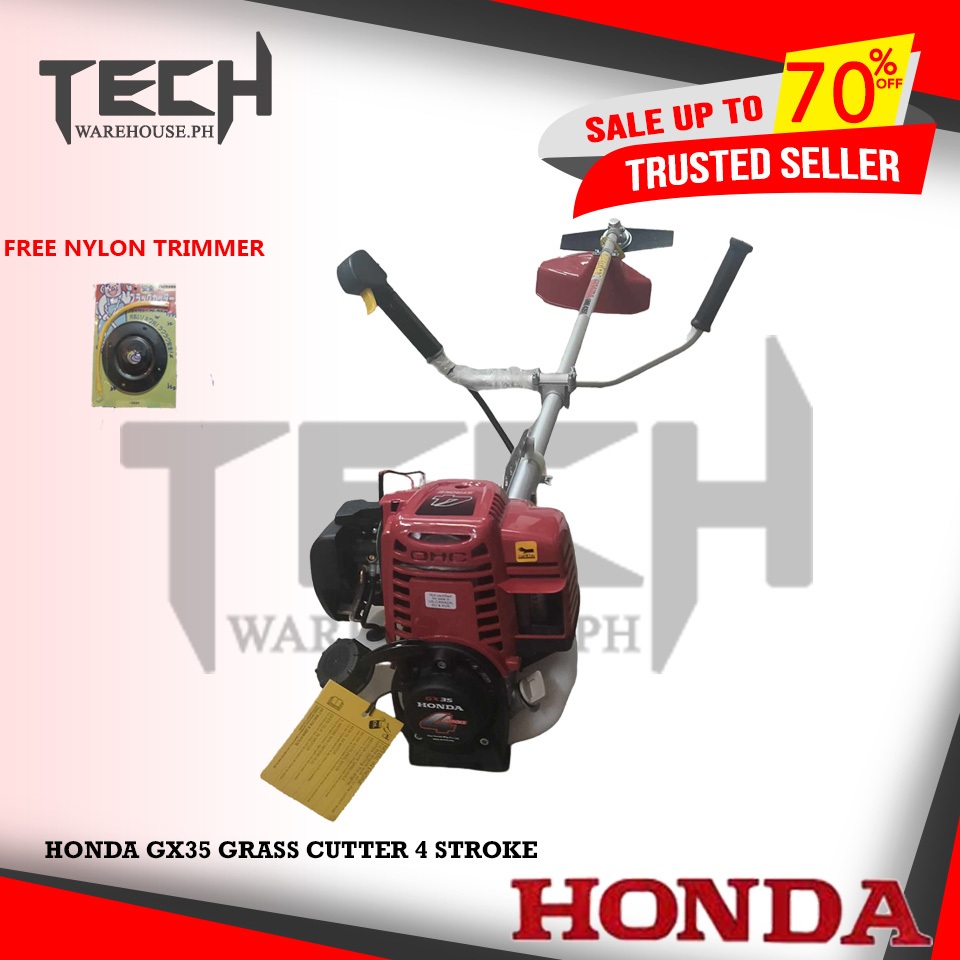 HONDA Gasoline Brush cutter Grass cutter 4 stroke GX35 GX50 FREE NYLON CUTTER | Shopee Philippines