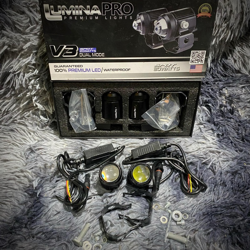 LUMINA PRO * MINI DRIVING LIGHT * . with free domino 3way switch ( side ...