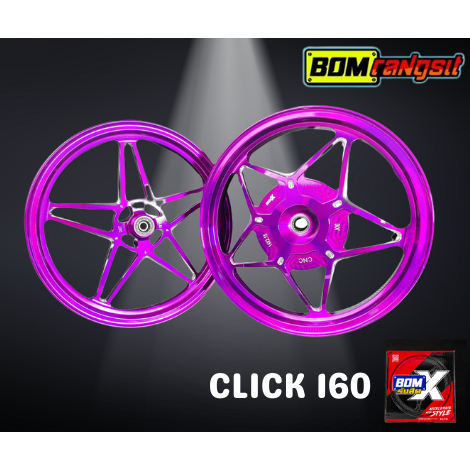BOM X LYNX FOR CLICK 160 BOM RANGSIT CLICK 160 VIOLET MAGS (NEED ...