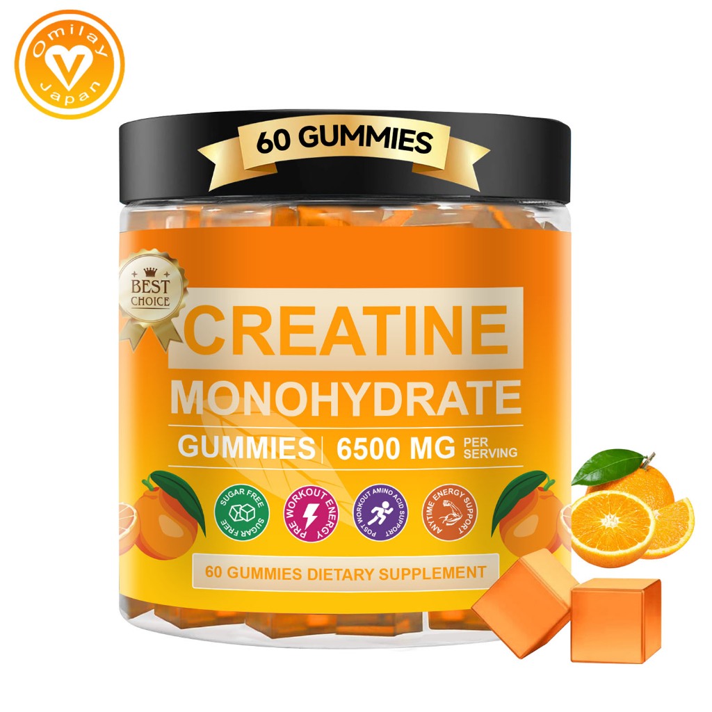Omilay Creatine Monohydrate Gummies Improve Muscle Mass Strength ...