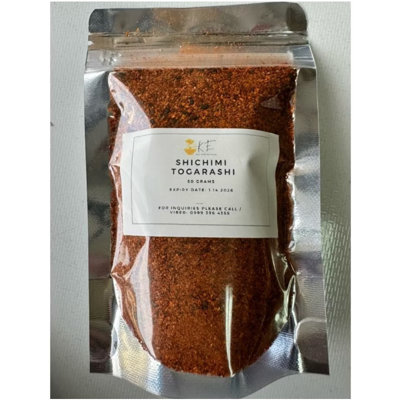 SHICHIMI TOGARASHI 50g CHILI POWDER TAKOYAKI SPICY TOPPINGS | Shopee ...