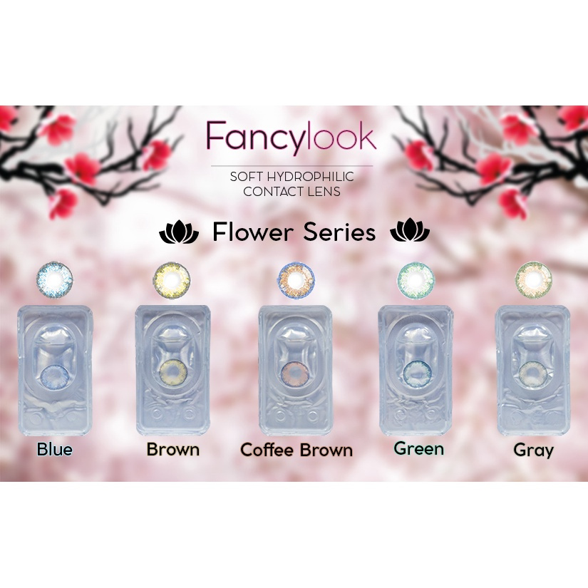 Flower 1 PIECE Soft Contact Lens Doll Eyes Vibrant Lenses Graded SALE ...