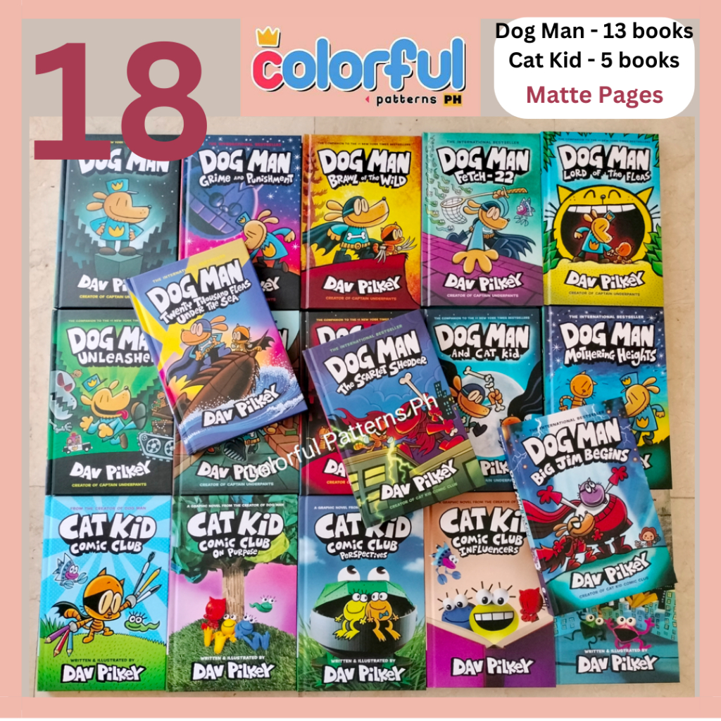 Dog Man and Cat Kid Series by Dav Pilkey | Shopee Philippines