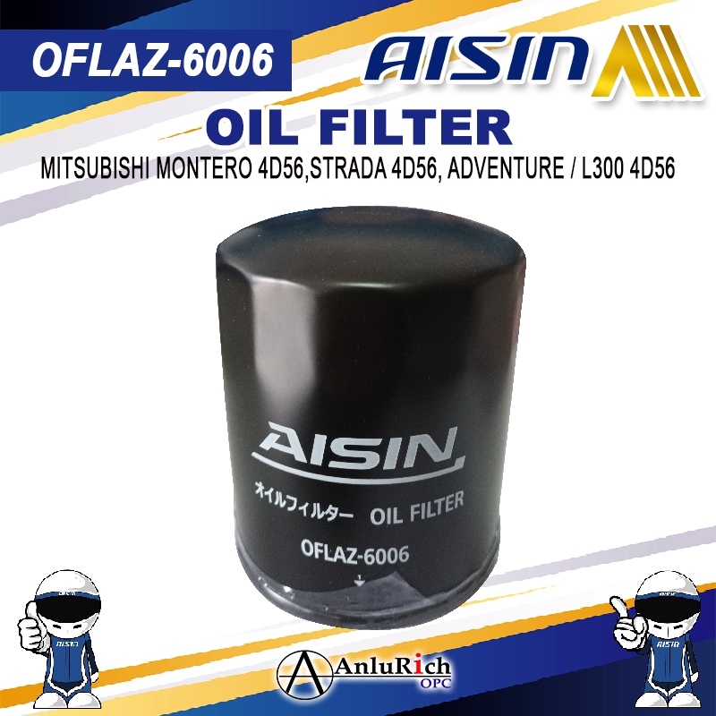 AISIN OIL FILTER for MITSUBISHI MONTERO 4D56,STRADA 4D56, ADVENTURE ...