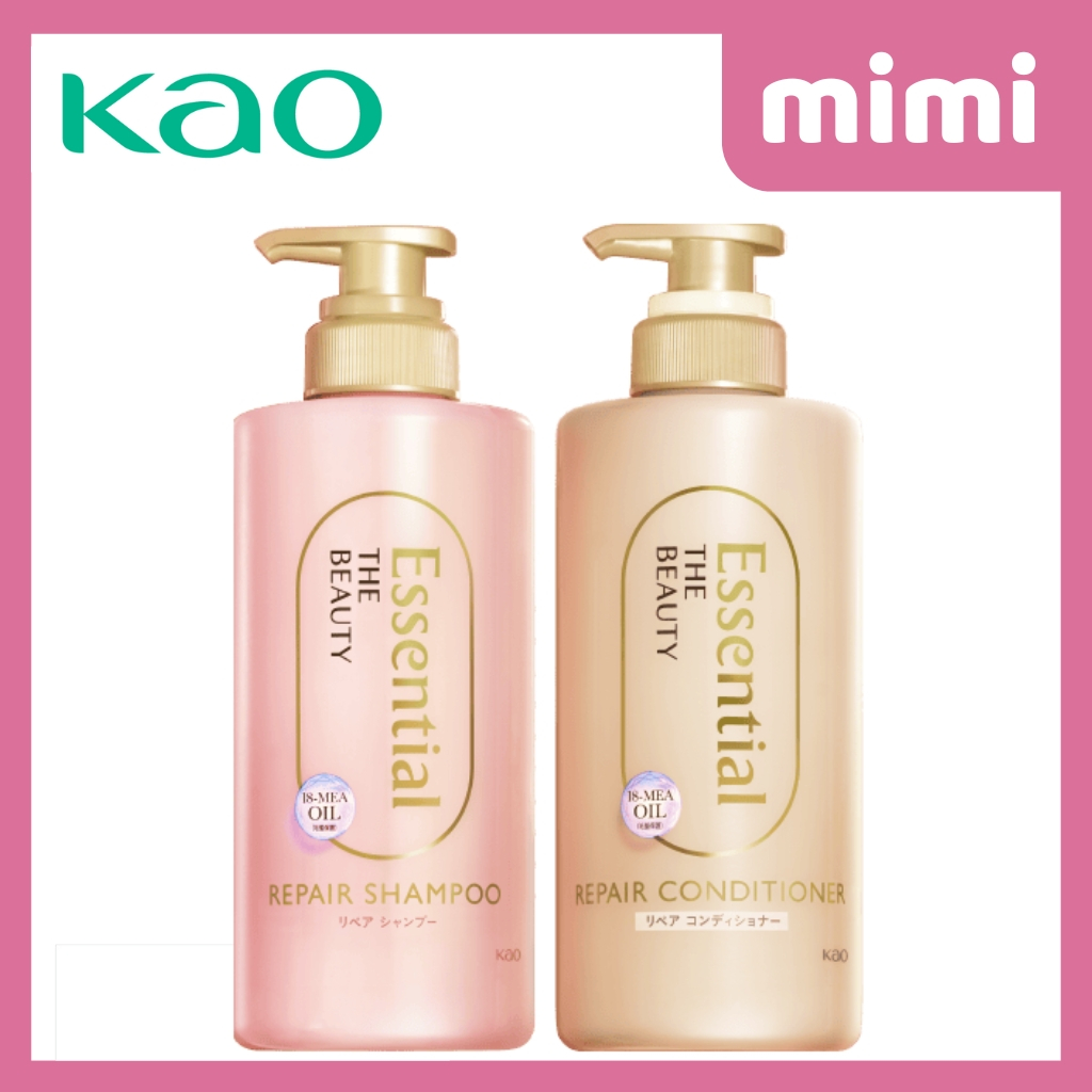 KAO Essential The Beauty Repair | Shampoo & Conditioner | Shopee ...