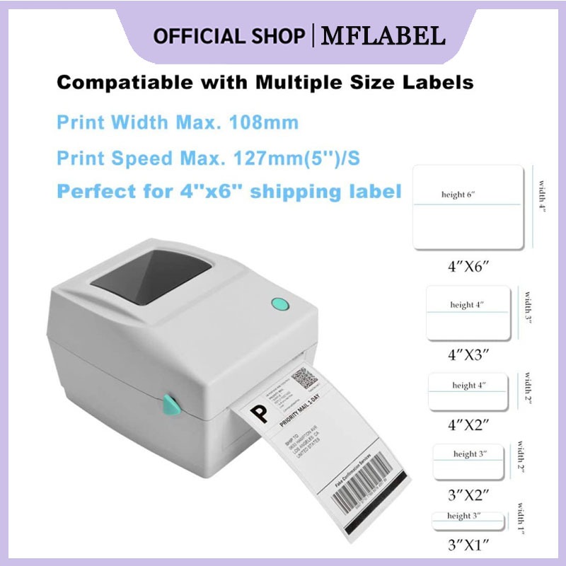 MFLABEL XP426B A6 barcode printer, waybill printer, label barcode ...