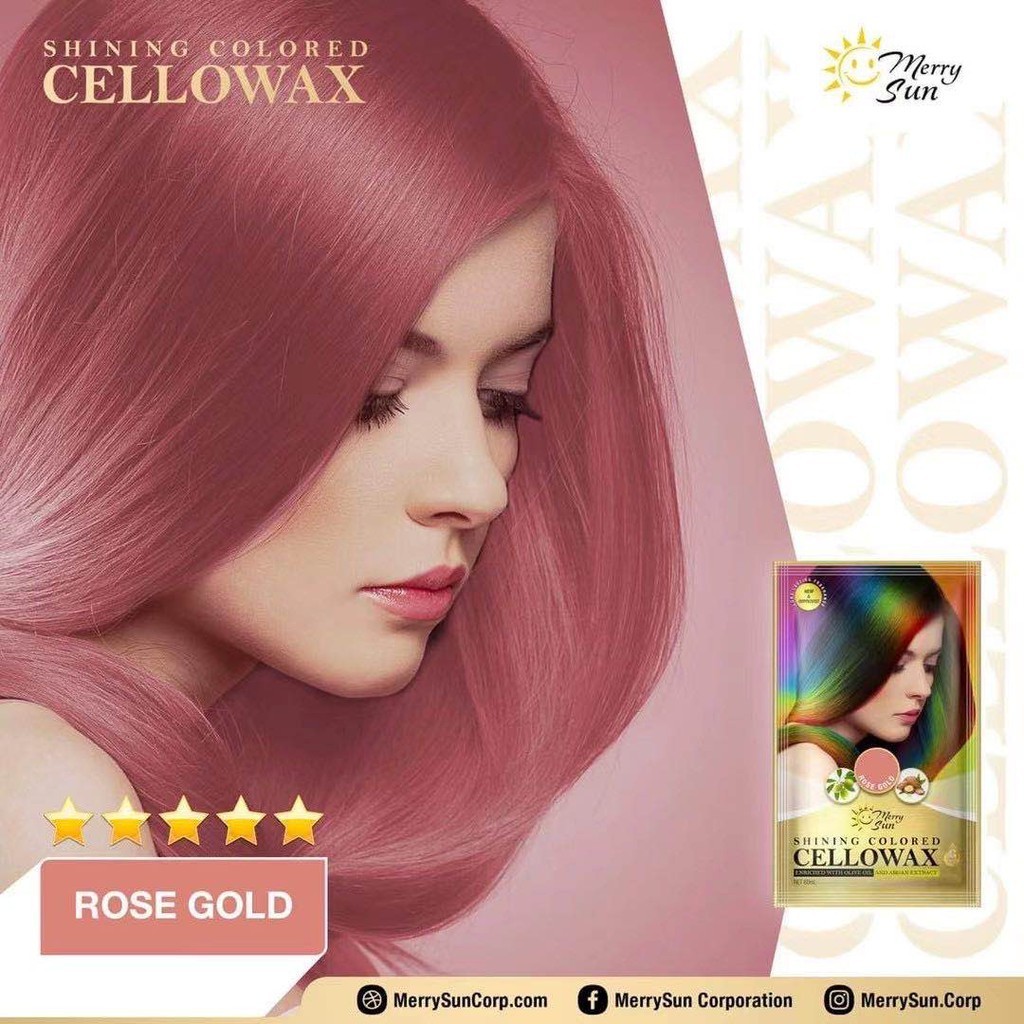 Merry Sun Cellowax Shining Colored Temporary Fashion Hair Color 60ml ...