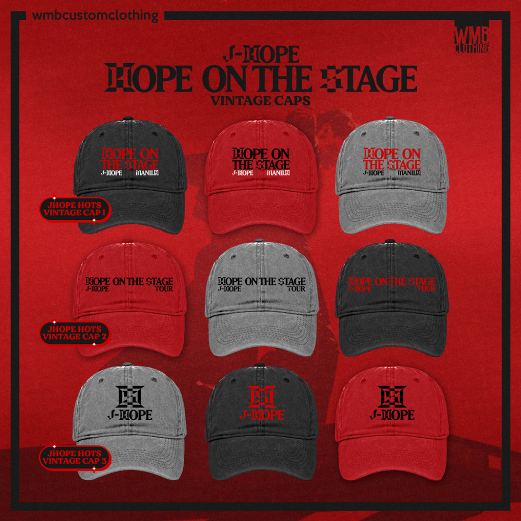 j-hope - Hope on the Stage Vintage Cap by WMB Clothing | Shopee Philippines