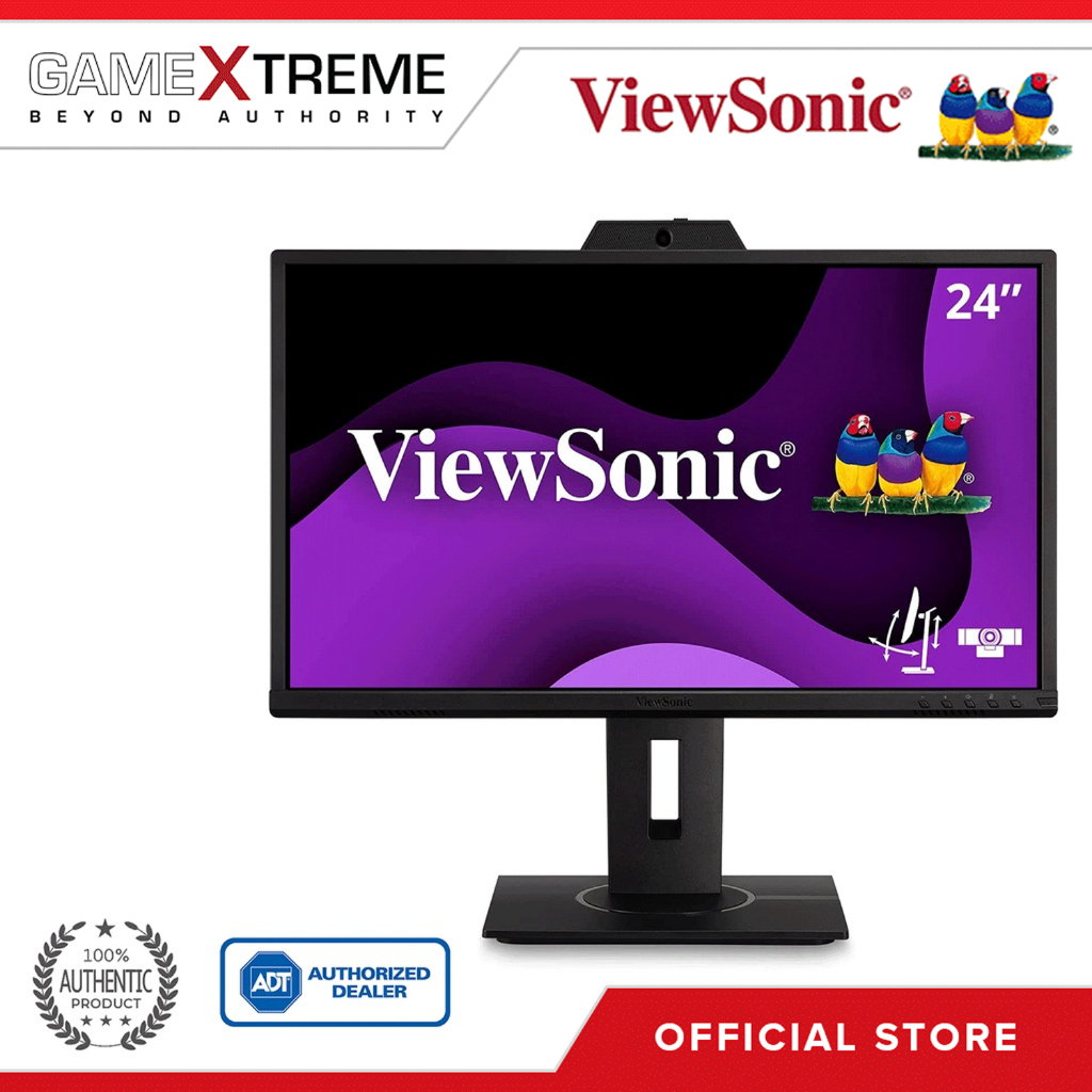 ViewSonic VG2440V 24 Inch 1080p IPS Video Conferencing Monitor | Shopee ...