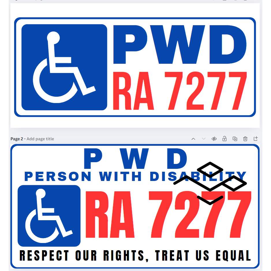 PWD CAR STICKER 3M ORIGINAL | Shopee Philippines