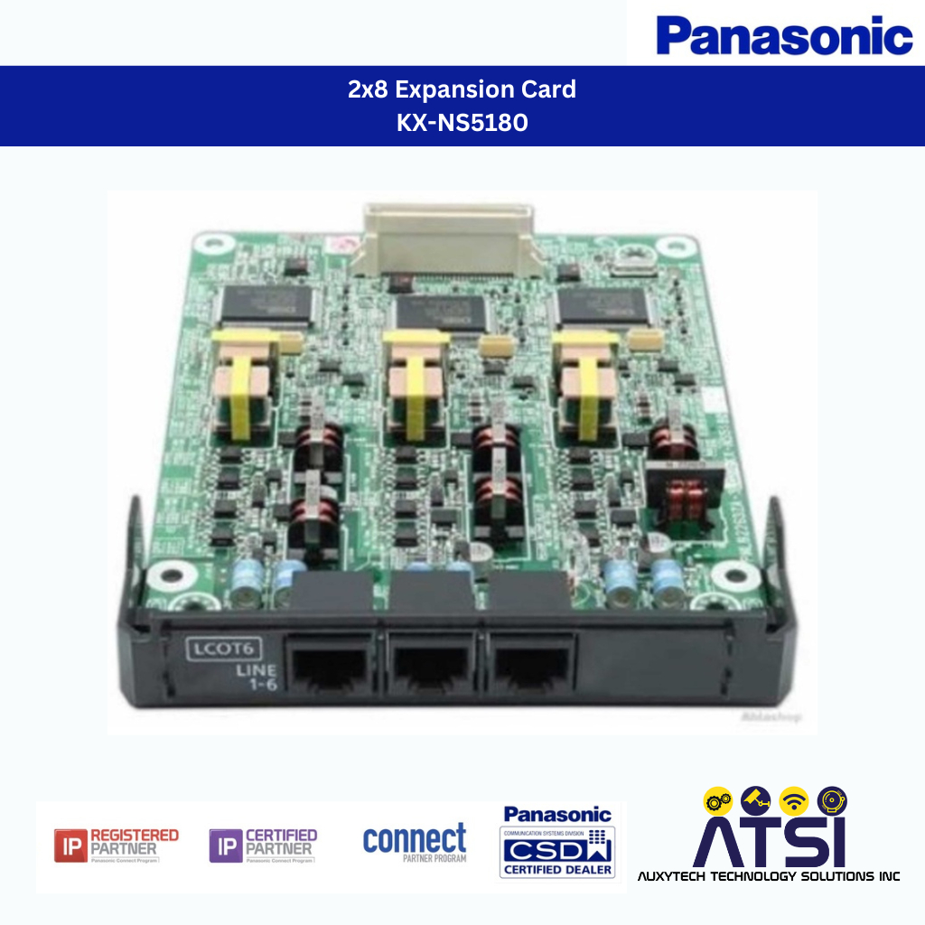 KX-NS5180 (6) Port Analog Trunk Card for KX-NS300 | Shopee Philippines