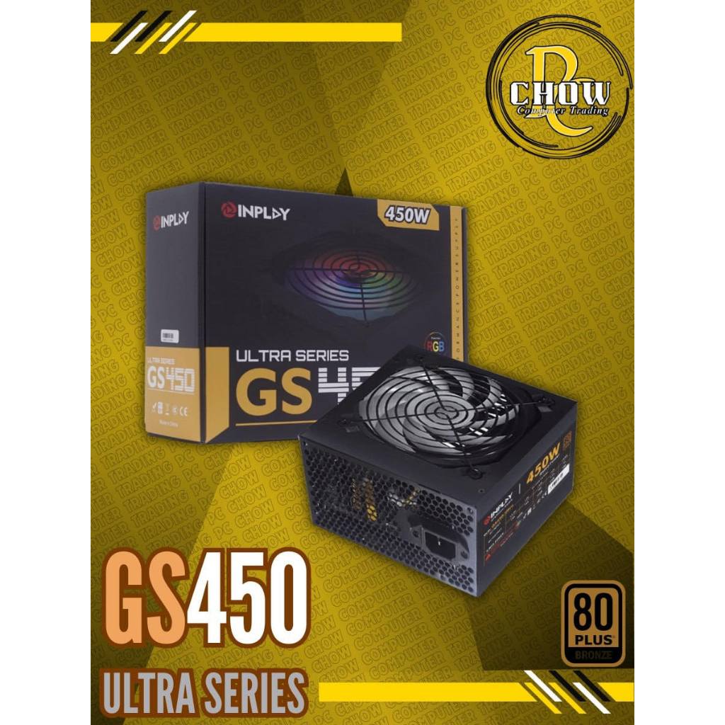 PC CHOW | INPLAY GS450PRO True Rated PSU Power Supply 80 Plus Bronze ...
