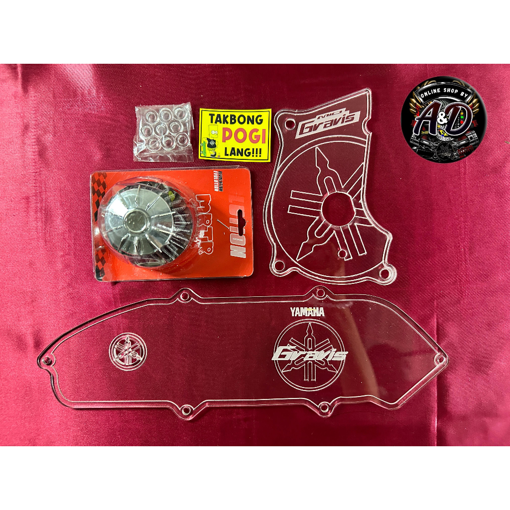 Mio Gravis Pulley & Airbox Cover Set – 5mm Acrylic | Plug & Play | Free ...