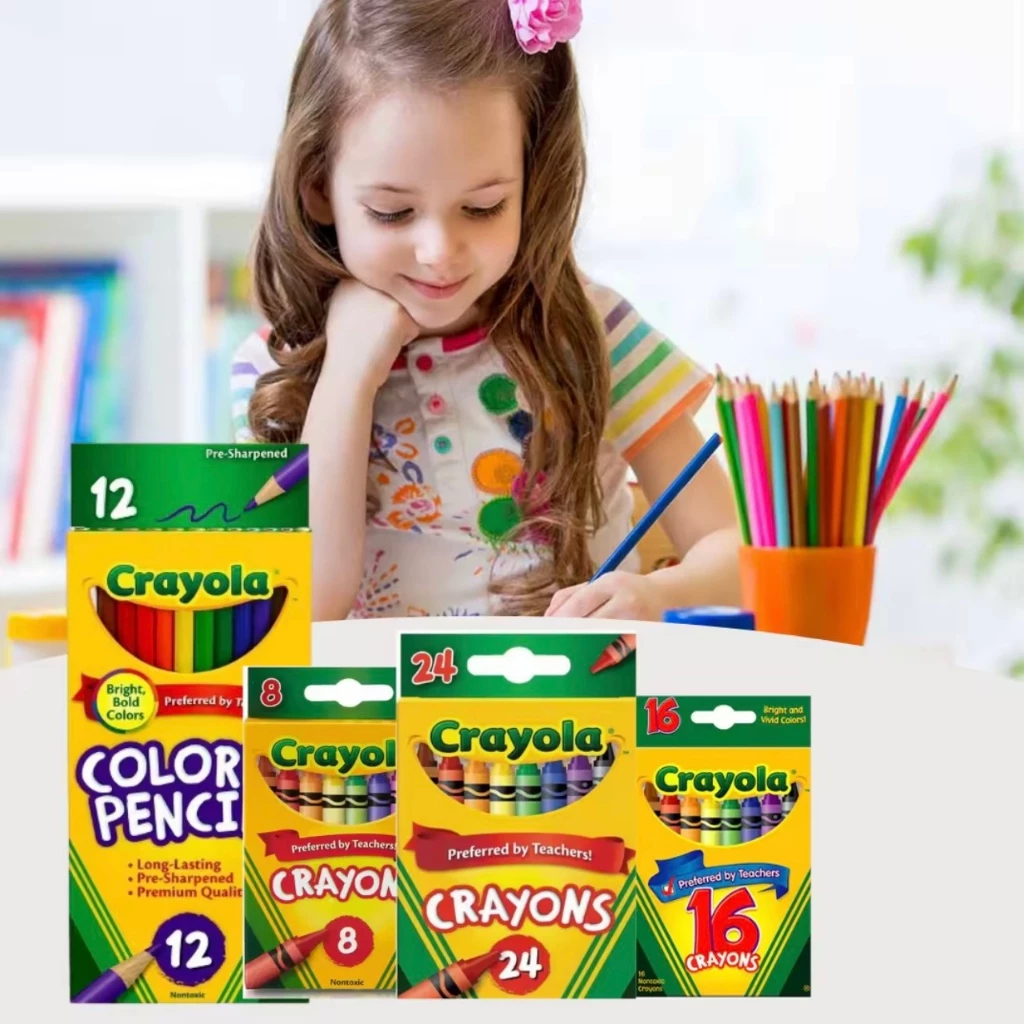 8/16/24pc Set Generic Crayon Crayons Set School Supplies Art Painting ...