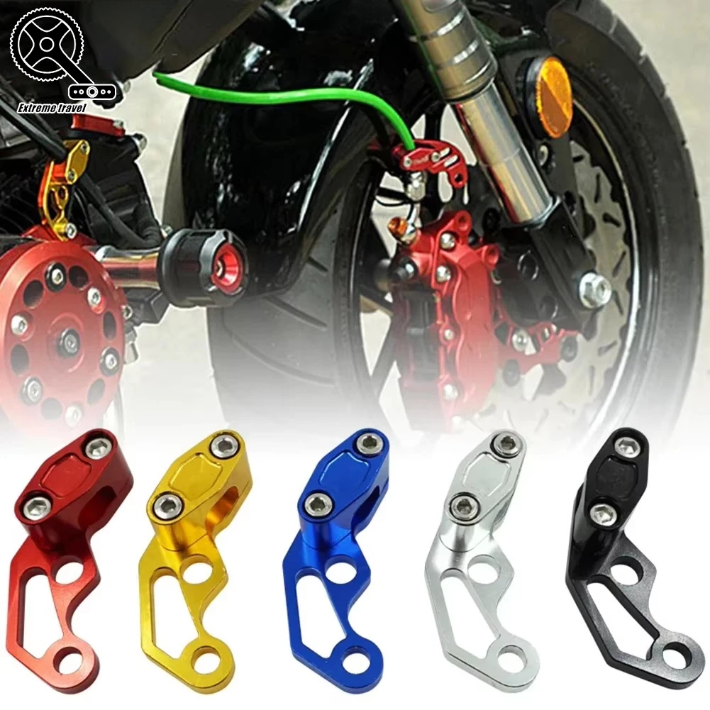 Universal CNC Motorcycle Bikes Oil Hose Clamp Modified Oil Hose Brake ...