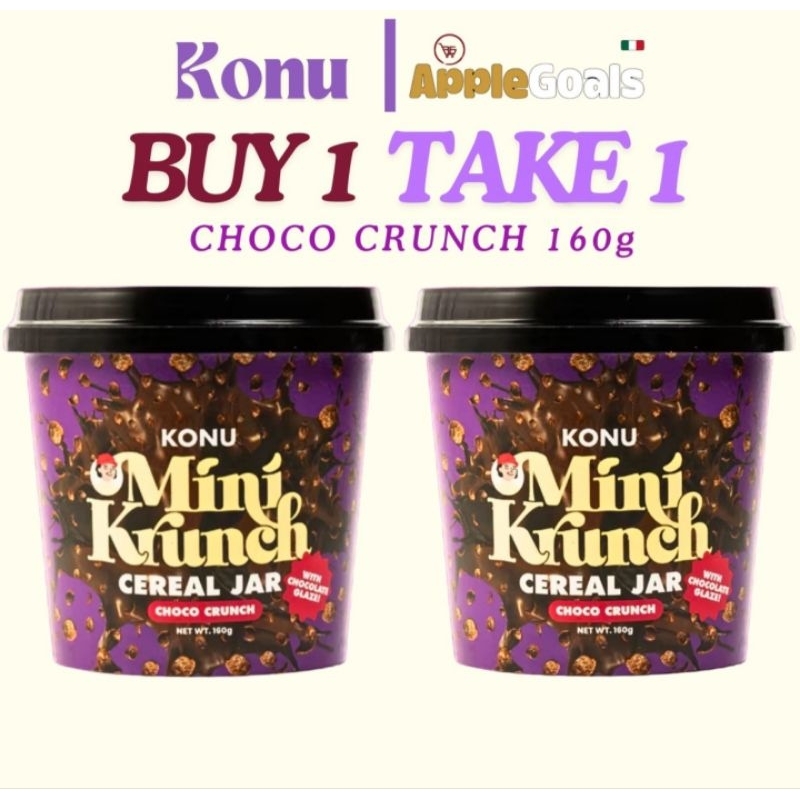 KONU BUY 1 TAKE 1 Konu Mini Krunch Choco Crunch 160g On The Go Snacks ...