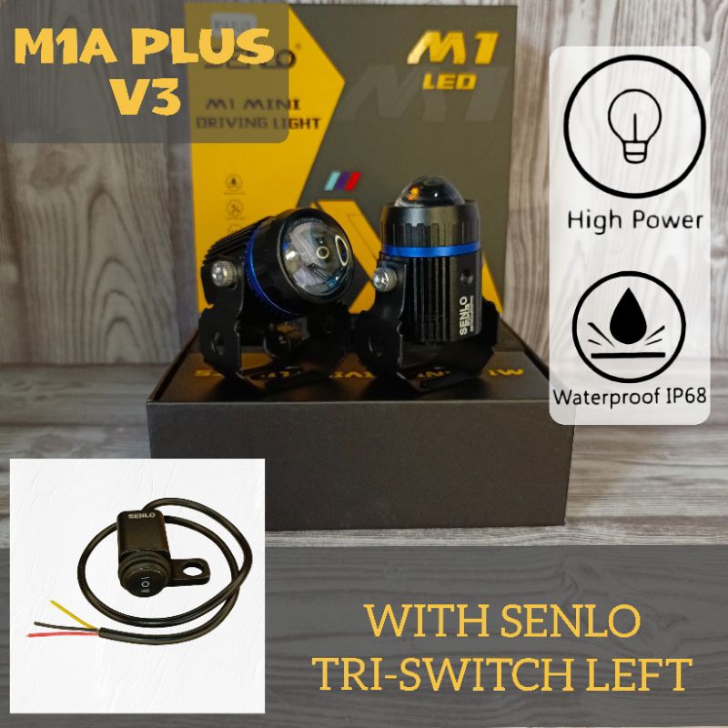 SENLO M1A PLUS V3 MDL Y/W 60 WATTS WITH SENLO TRI SWITCH | Shopee ...