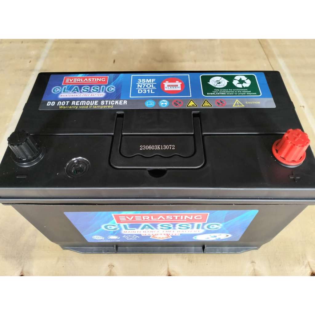 3sm 70Ah N70 everlasting Light duty truck battery | Shopee Philippines