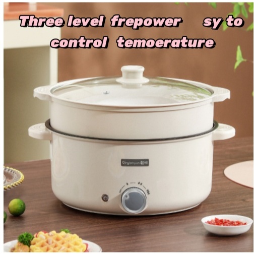 5L Electric Cooker Multi Cooker Rice Cooker With Steamer Hot Pot Non ...