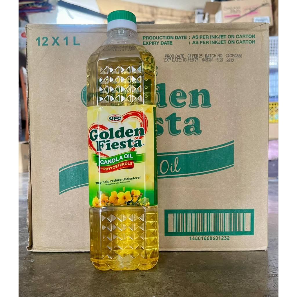Golden Fiesta Canola Oil 12x1L(box) | Shopee Philippines