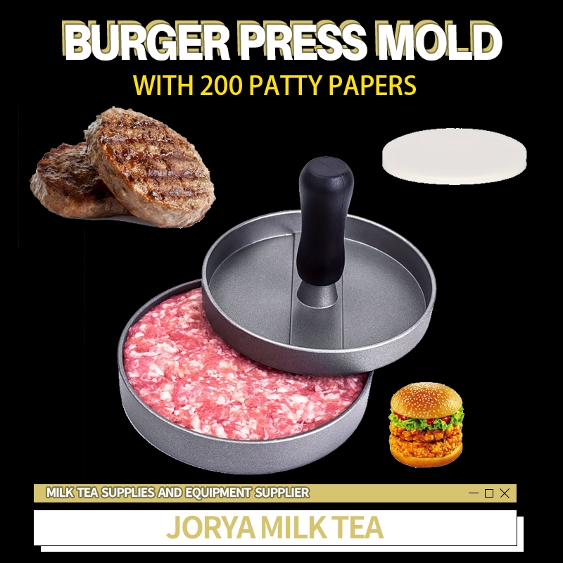Round Burger Metal Mould Hamburger Patty Maker Grill Press Cooking Tool ...