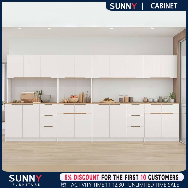 SUNNY Kitchen Cabinets Kitchen Unit Cabinets Wall-Mounted Storage ...