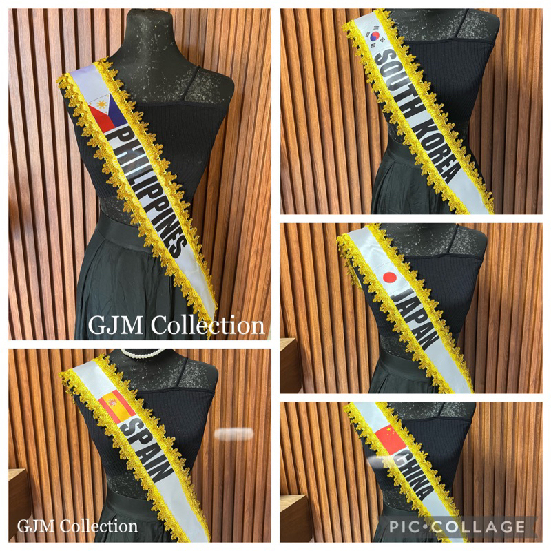 United Nation Sash kids or Adult countries sash | Shopee Philippines