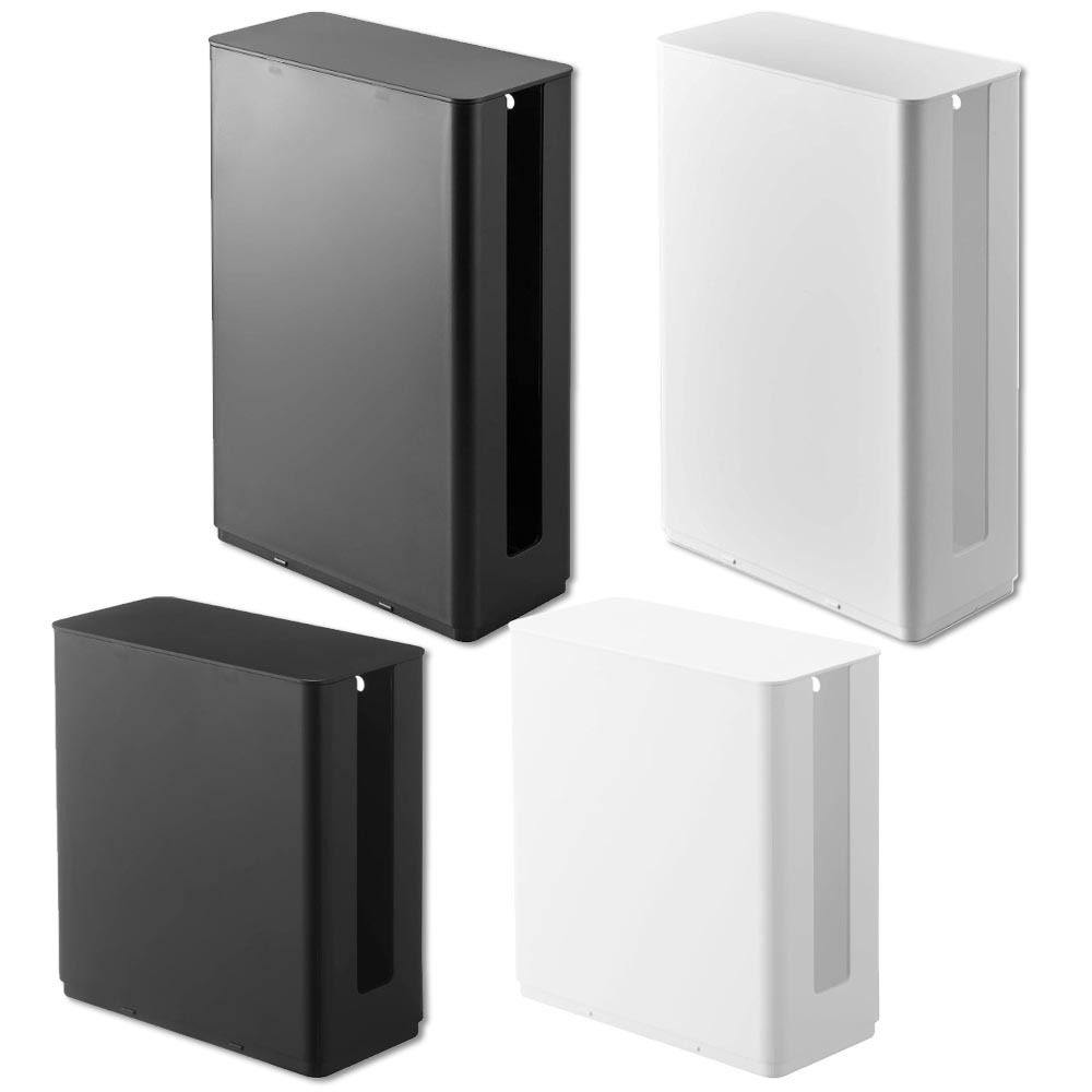 Yamazaki Stackable Router Storage with Lid Behind TV Japan Storage ...