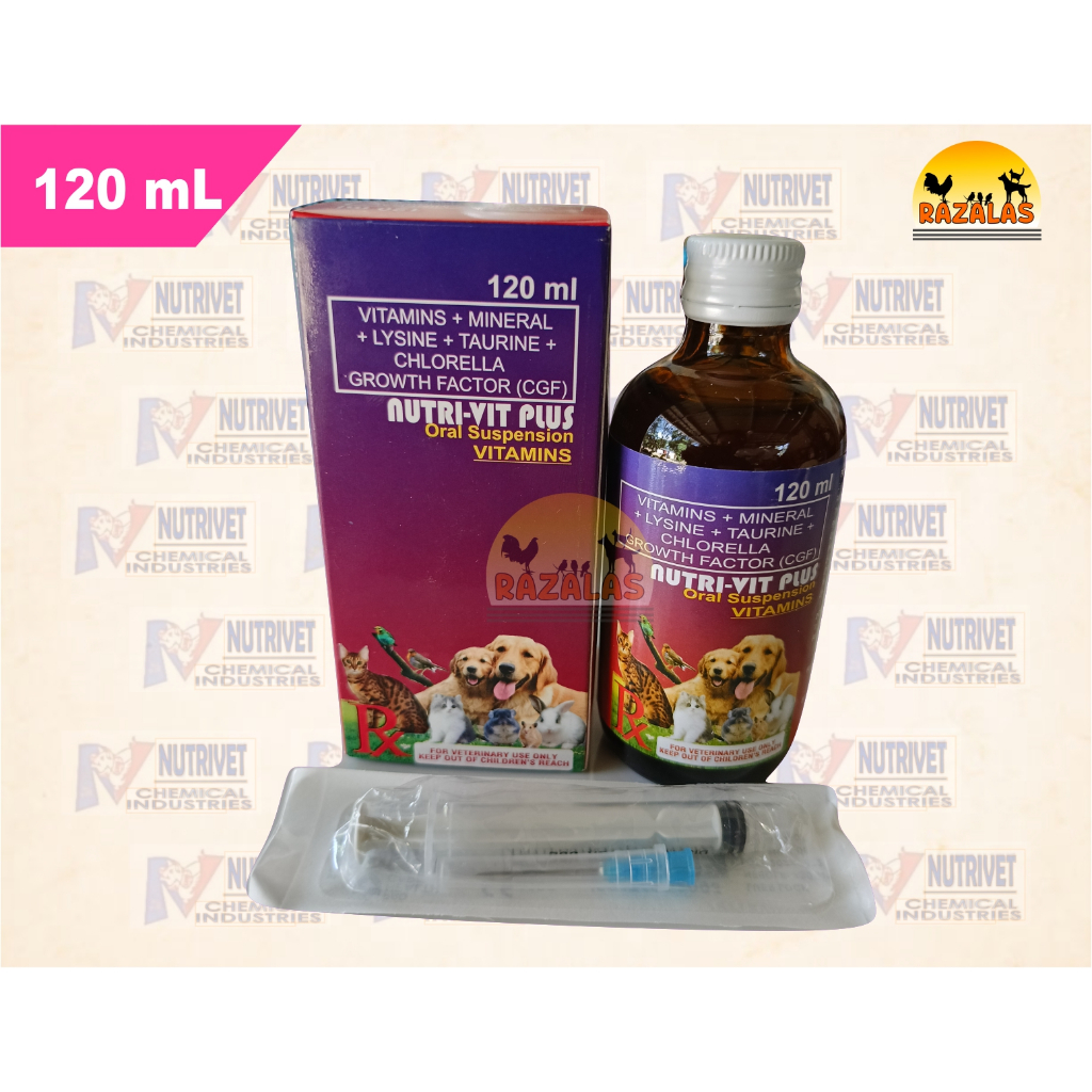 NUTRIVET NUTRI-VIT PLUS MULTIVITAMINS & MINERALS FOR DOG, CAT, HAMSTER ...