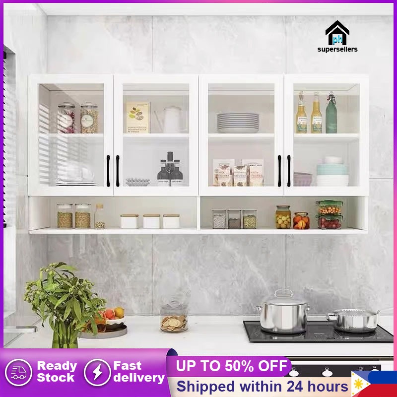 Transparent kitchen cabinets wall mounted storage cabinets storage ...
