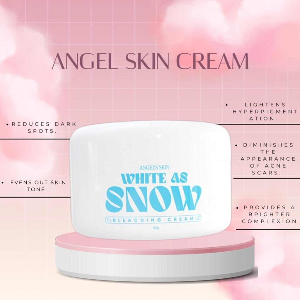 Angel’s Skin White As Snow Bleaching Cream Whitening for Face and Body ...