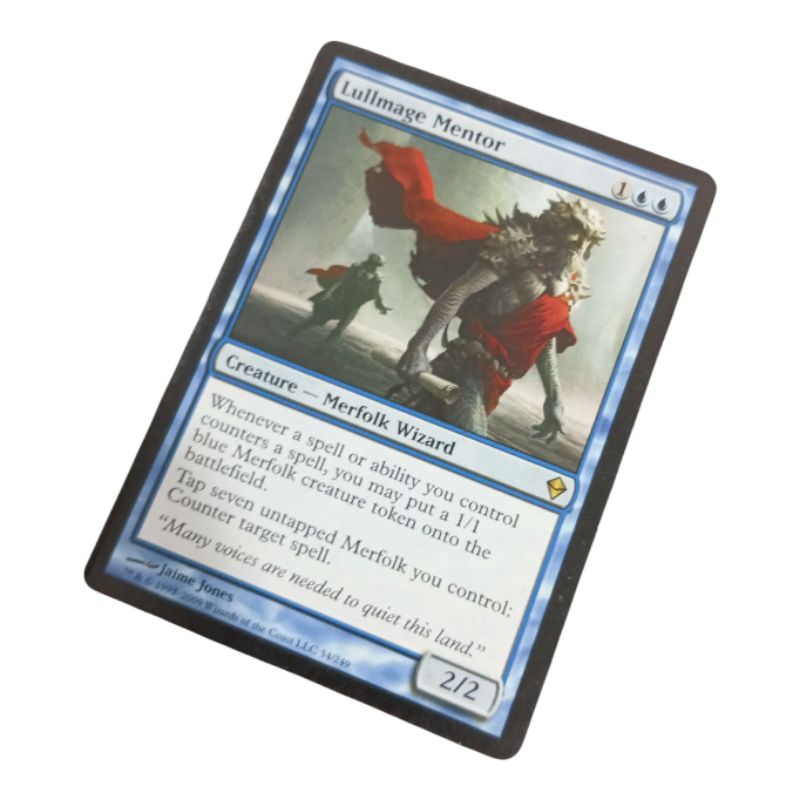MTG Card LULLMAGE MENTOR Magic the Gathering Trading Card Game Blue ...