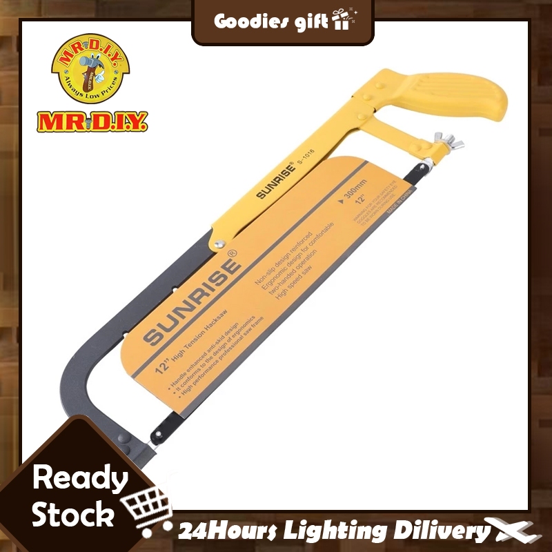 Hacksaw Frame with Blade for metal 12" 300mm Heavy Duty SUNRISE ...