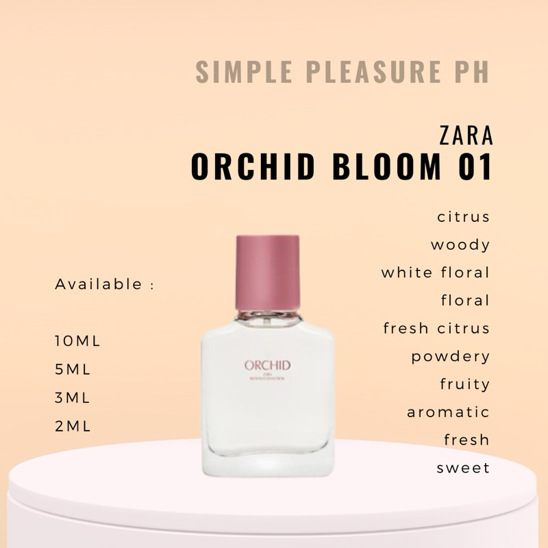 Zara Orchid Bloom 01 Decant | Shopee Philippines