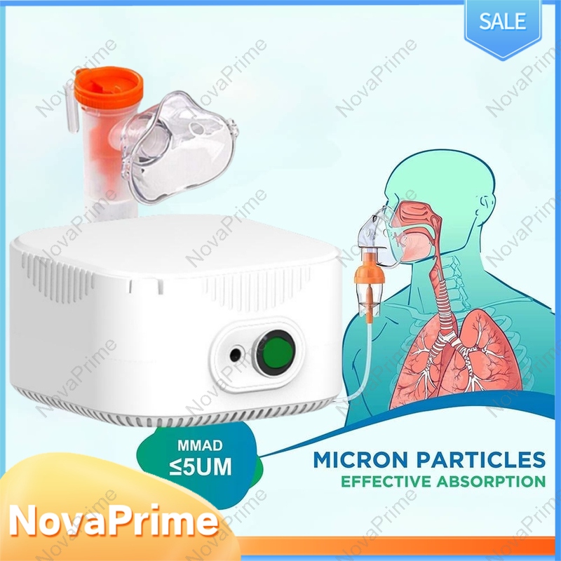 NovaPrime Easy Clean Nebulizer for Asthma Rechargeable Portable ...