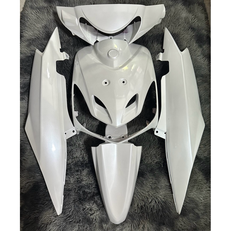 Surplus Mio soulty Fairings Set New anzhal paint (Pearl White) | Shopee ...