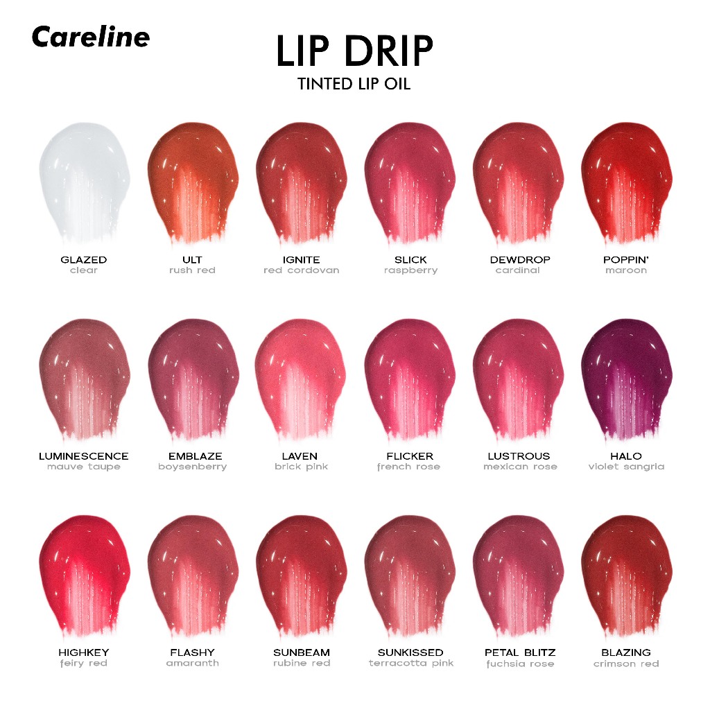 Careline Lip Drip Tinted Lip Oil 4g | Shopee Philippines