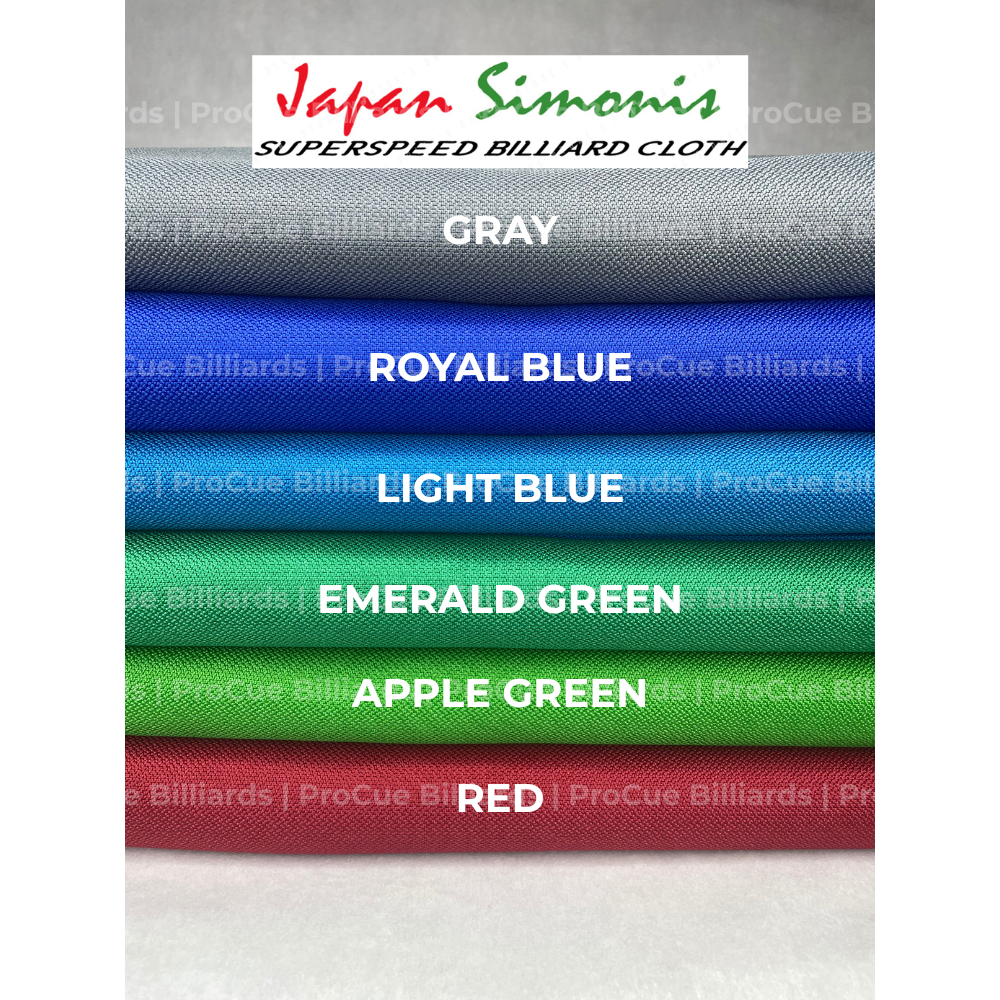 Japan Simonis Superspeed Billiard Table Cloth - 1 Set - Fits All ...