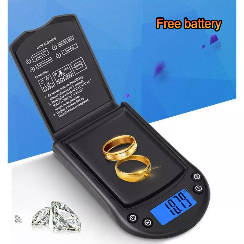 Portable Weigh Gram Scale Digital Pocket Scale,500/200/1000 0.1g ...