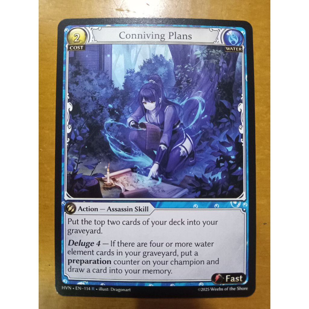 GA Conniving Plans R Abyssal Heaven HVN Grand Archive GATCG | Shopee ...