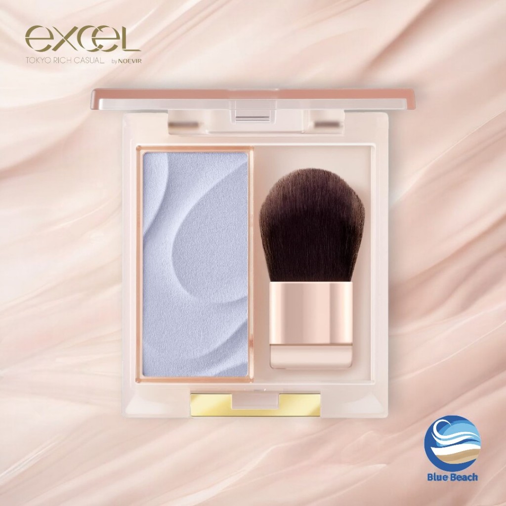 Excel Seamless Tone Blush/Skin-Melting Powder Cheek/Natural Flush/Long ...