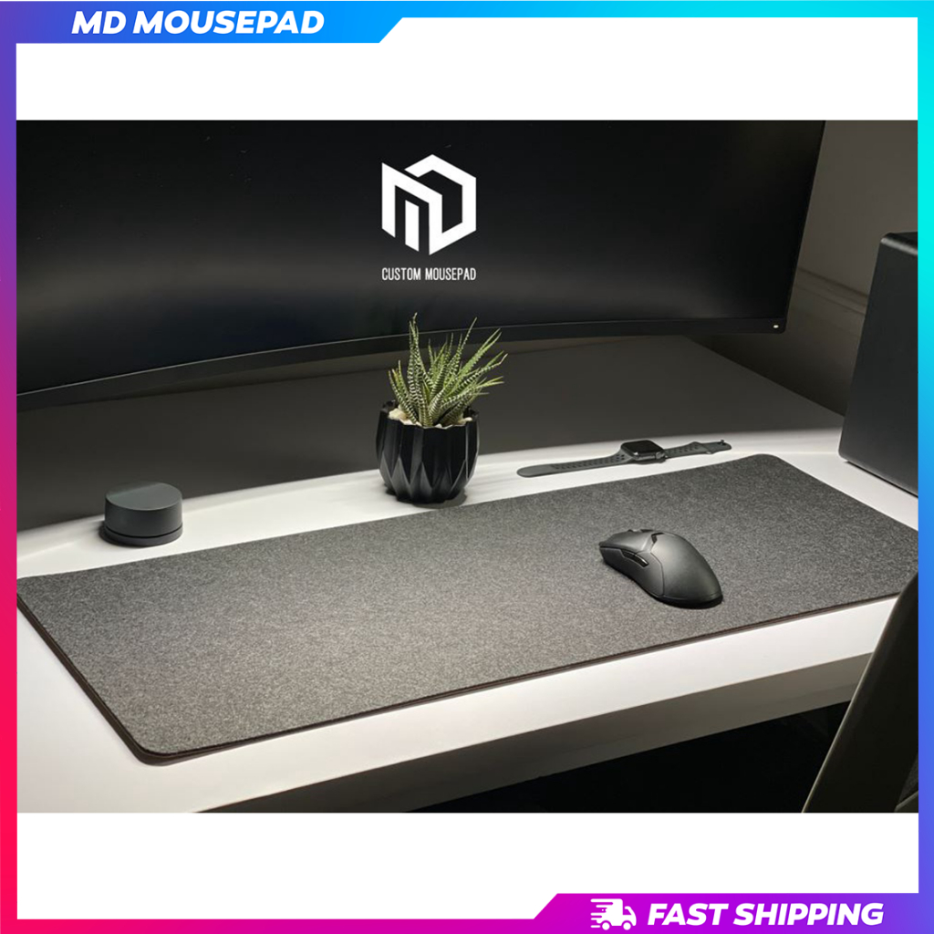 Felt and Cork Mousepad x MD Mousepad | 800x300mm Extended Mousepad ...