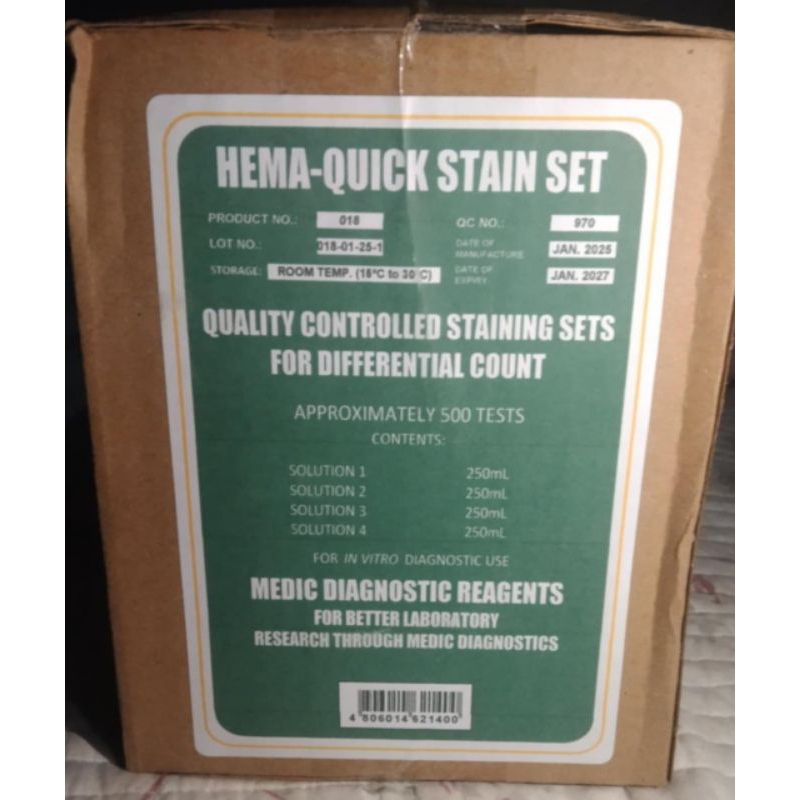 hema- quick stain set 500 test | Shopee Philippines