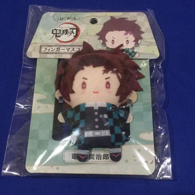 Demon Slayer: Tanjiro Kamado Finger Puppet Mascot Plush | Shopee ...