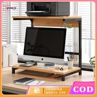 Multi-layer Desktop Shelf Bookshelf Office Desk Storage Multi-function ...