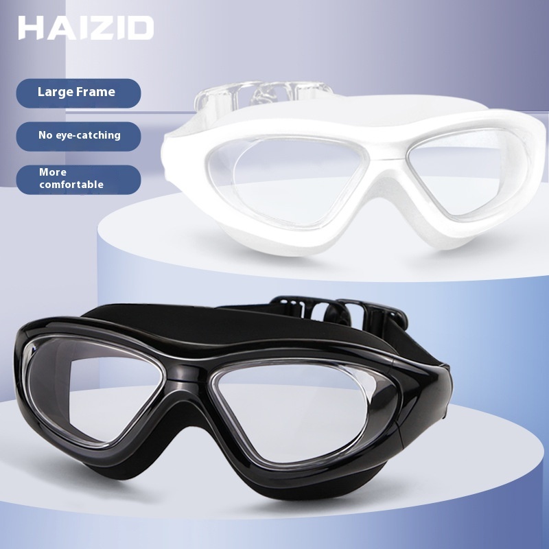 Adjustable Swimming Goggles Unisex HD Anti-Fog Goggles for Swimming ...