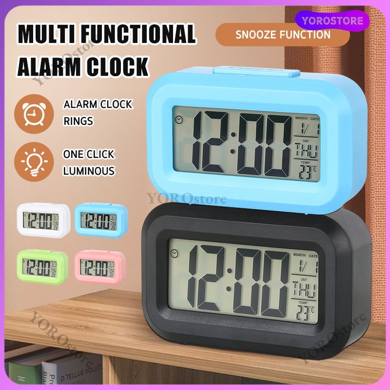Mini Alarm Clock For Kids Digital Backlight LED Display Table Alarm ...