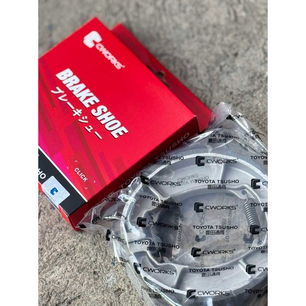 CWORKS Toyota Genuine Brake Shoe Click v2/v3 125 and 150 - High Quality ...